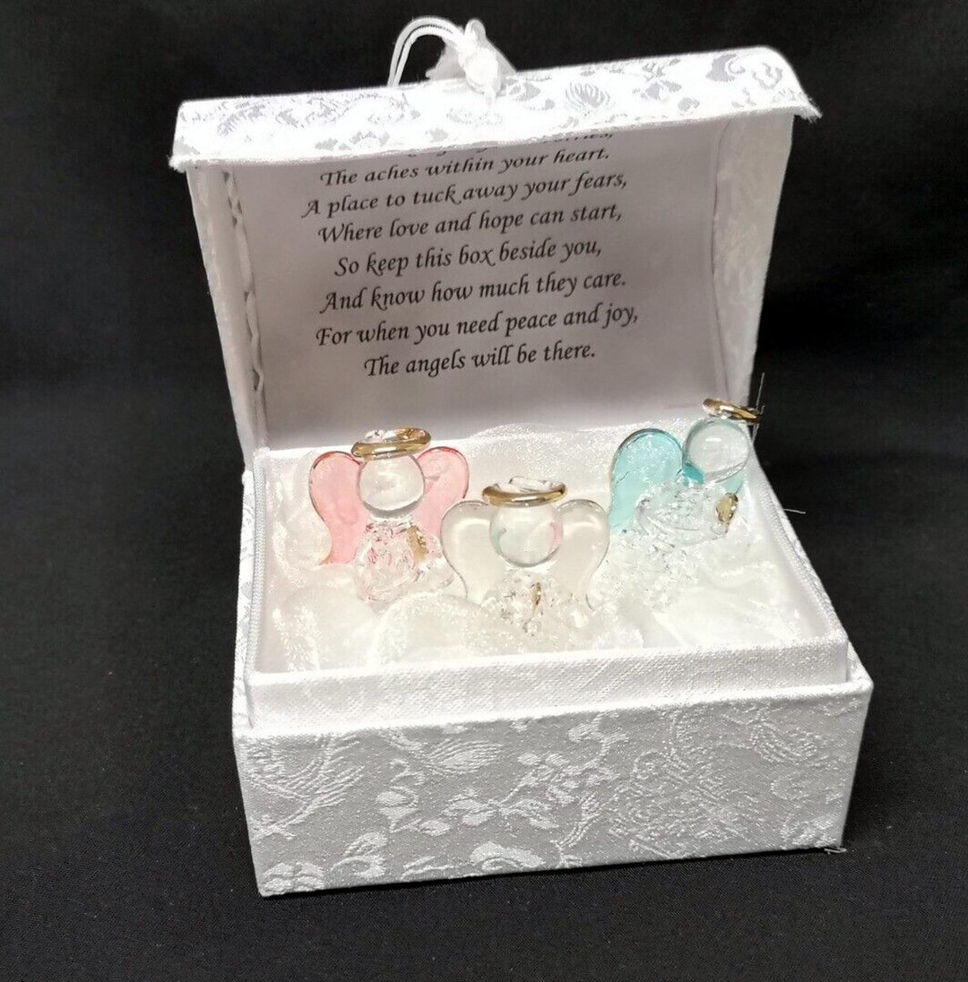 3 Guardian Angels Blessing Box, Idea Gift for Any Occasion by Cellini ...