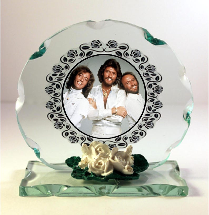 Bee Gees, Cut Glass Commemorative Plaque by Cellini Plaques - Etsy
