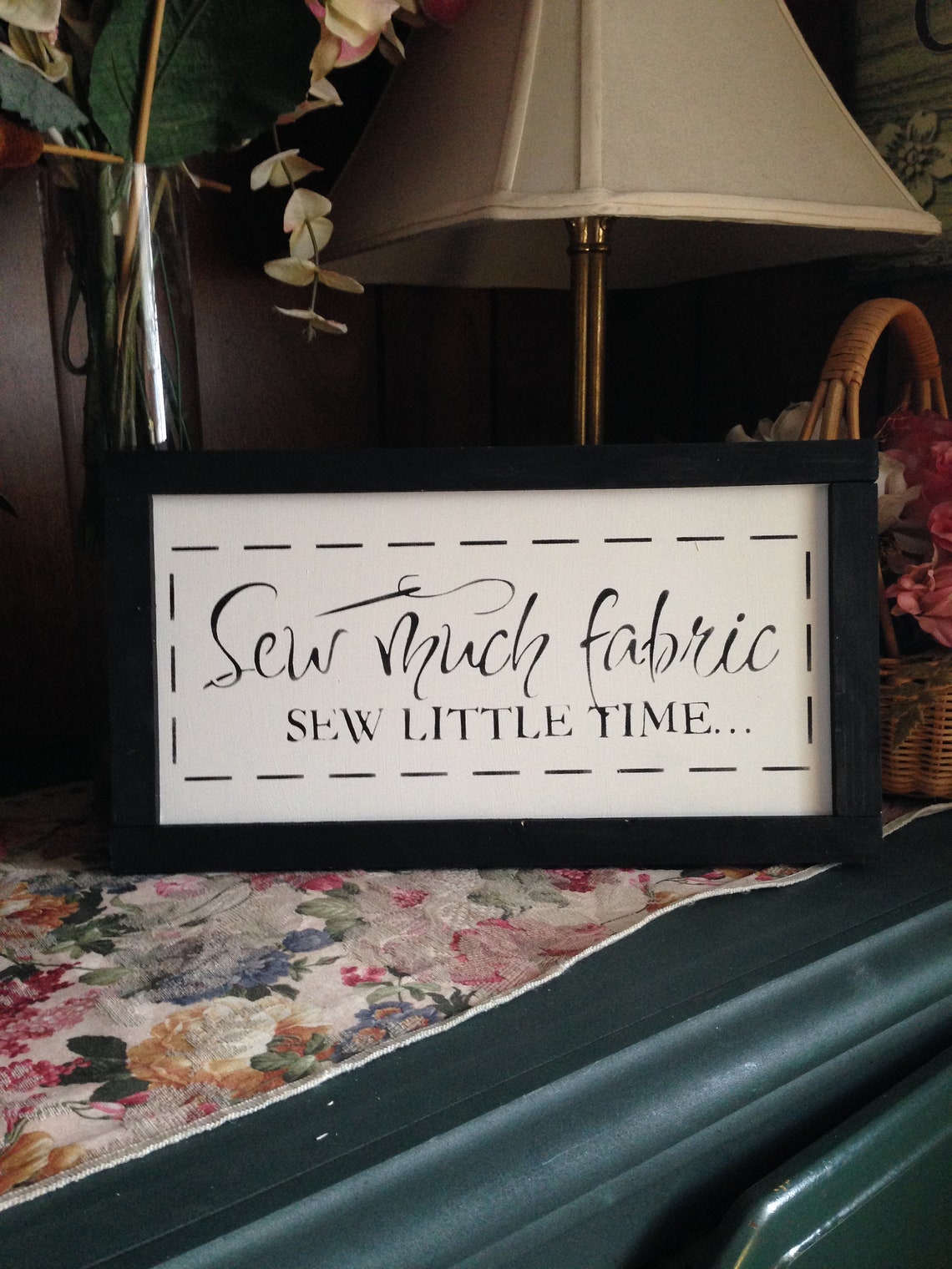 Sewing Sign Sew Much Fabric Sew Little Time Sewing Room - Etsy