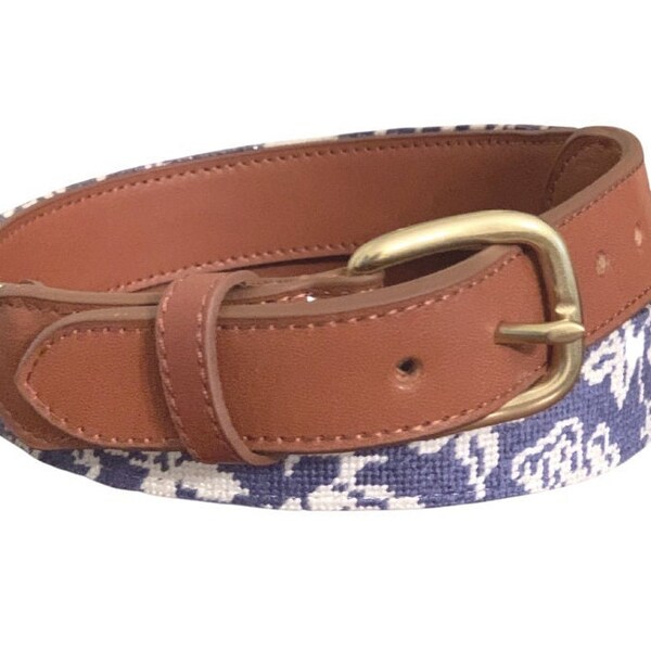 Needlepoint Belt - Etsy