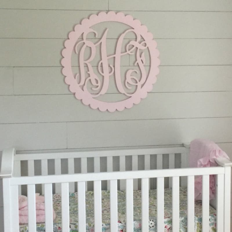 Monogram Wall Decor - Etsy