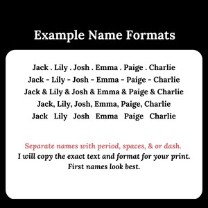 Family Birth Flower Bouquet Watercolor Art Print | up to 6 Names ...