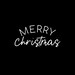 Merry Christmas Text Overlay | Black & White | Script Font Calligraphy ...