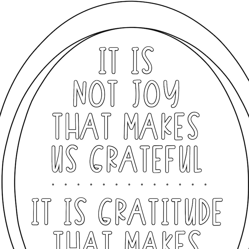 Gratitude Coloring Pages For Kids Coloring Pages