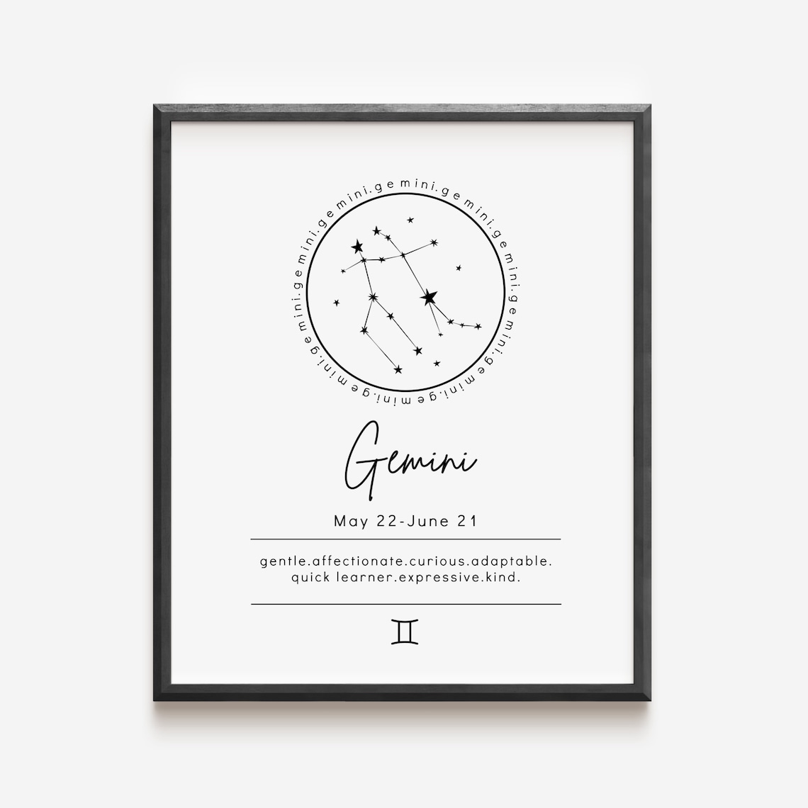 Gemini Zodiac Sign | Astrology Chart + Attributes | Horoscope Digital ...