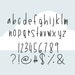 Take Flight Hand Lettered Font & Digital Stickers TTF File Quirky ...