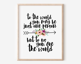 To the World You May - Etsy