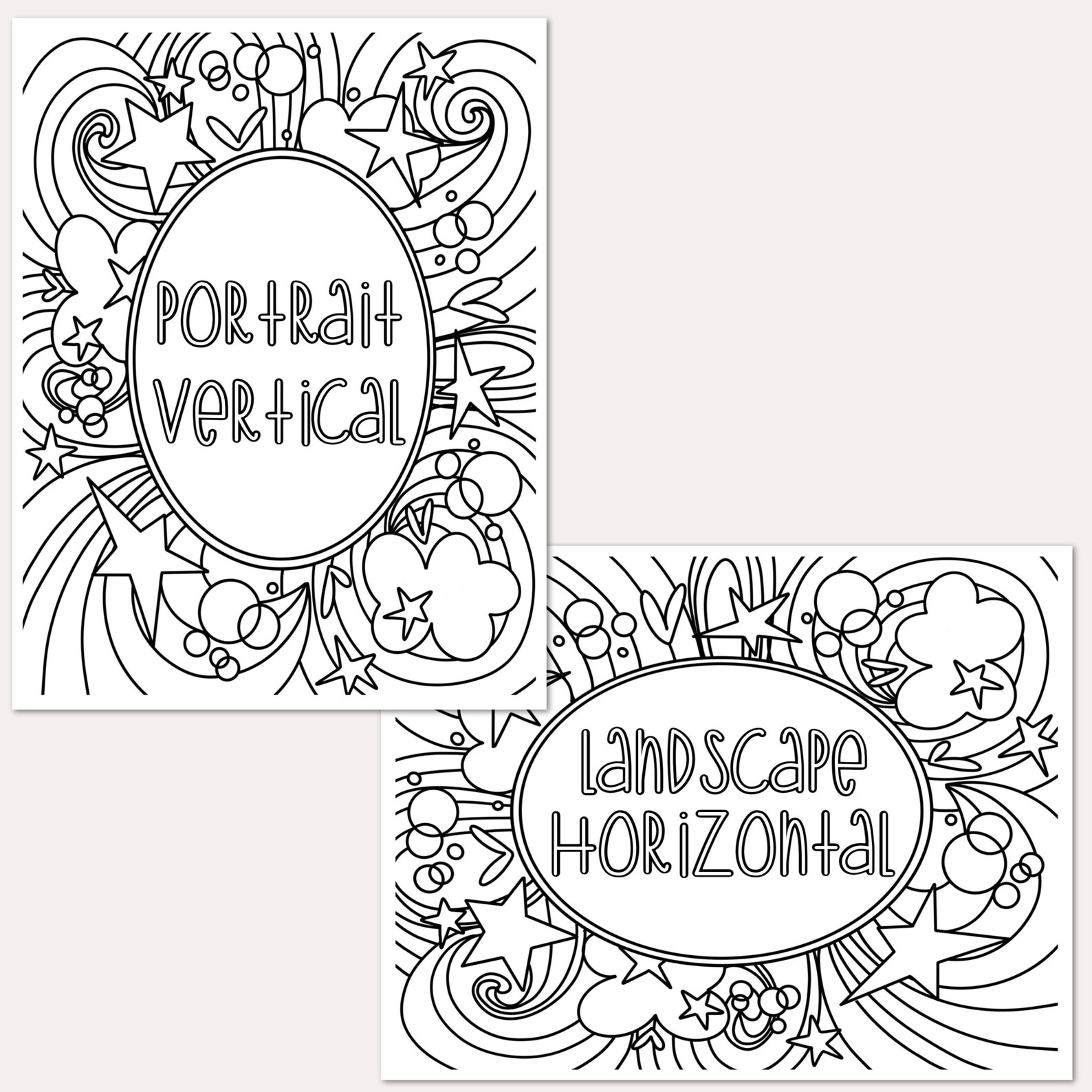Custom Text Coloring Page Personalized Coloring | Etsy