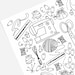 Sewing & Crafts Coloring Page Digital Printable (Instant Download) - Etsy