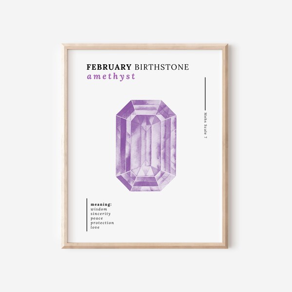 February Birthstone - Etsy