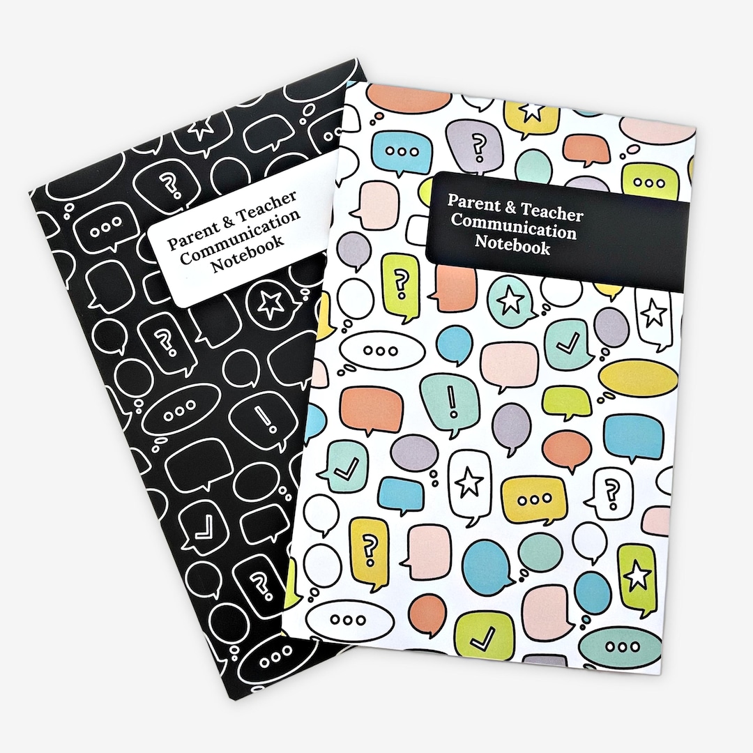 Parent & Teacher Communication Notebook Planner | Educational Info Log ...