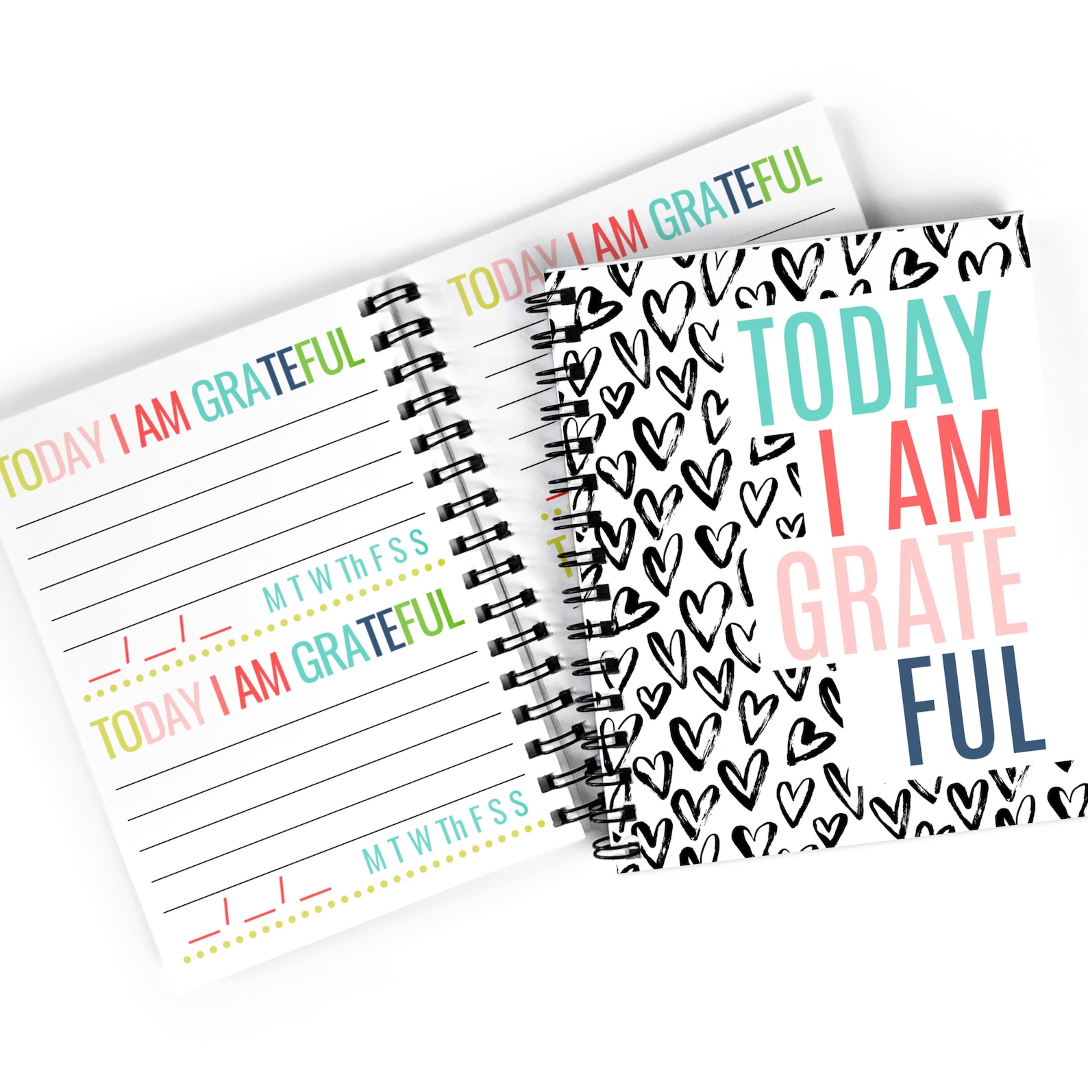 Printable Gratitude Journal Digital Notebook 3 Sizes - Etsy
