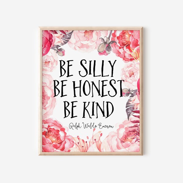 Be Silly Be Honest - Etsy