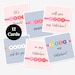 Bead Bracelet Valentine Printable Cards | 12 Digital Cards Friendship ...