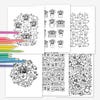 50 Pk US State Flower Printables Cameo Bundle USA Watercolor Floral Art ...