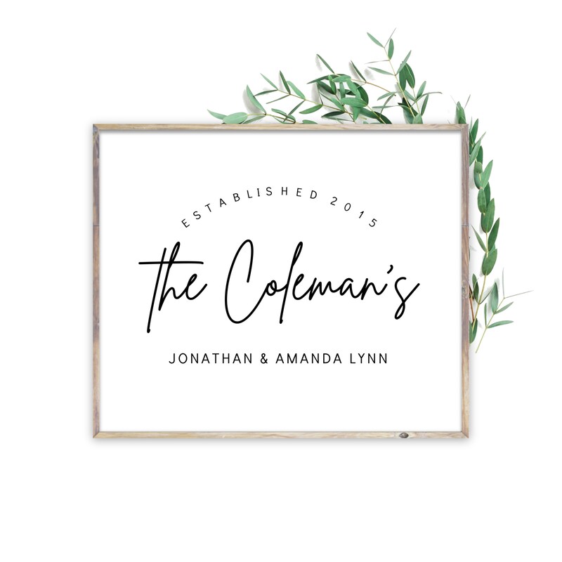 Wedding Established Sign - Etsy