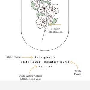 Pennsylvania State Flower | Mountain Laurel Watercolor Floral Art ...