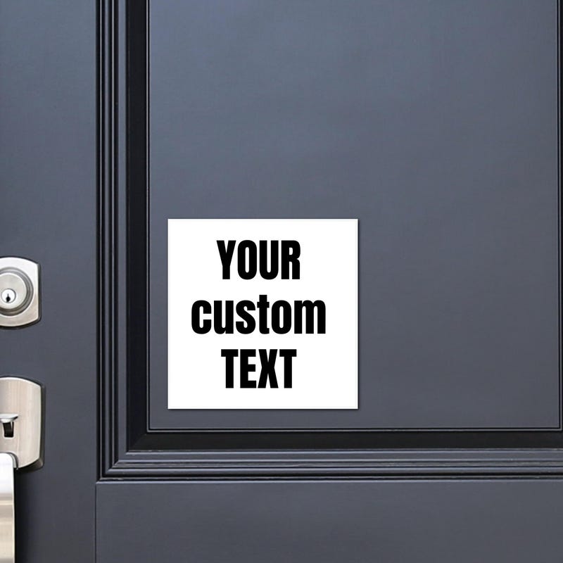 Magnetic Door Signs - Etsy