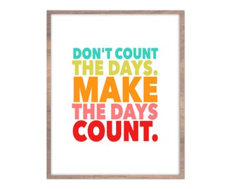 Make the Days Count - Etsy