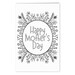 Happy Mother's Day Printable Spring Flowers Coloring Page FREE Card - Etsy
