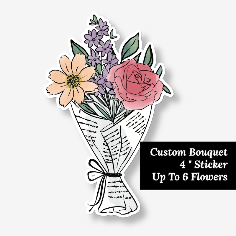 Flower Decals - Etsy