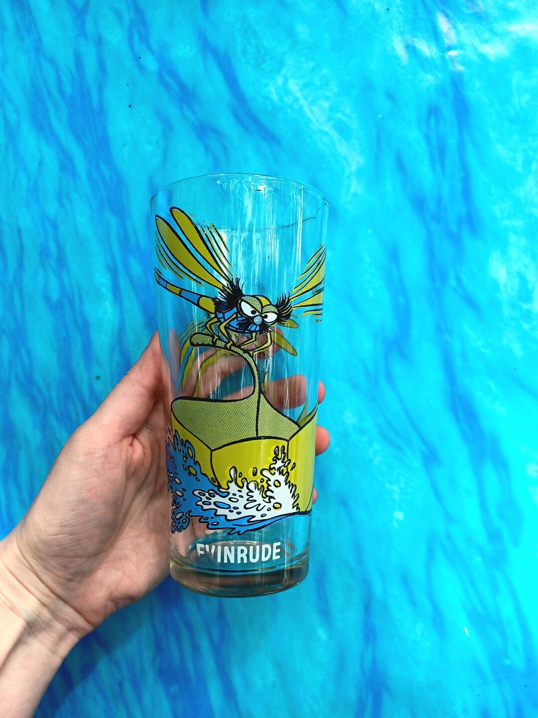 The Rescuers Movie Pepsi Promo Drinking Glass Evinrude the Dragonfly ...