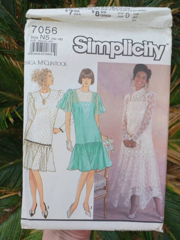 Victorian Flapper Jessica Mcclintock Simplicity Dropped Waist Lace ...