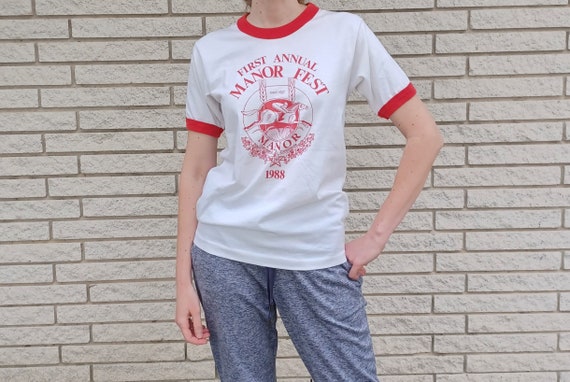 1988 Manor, Texas 1st annual Manor Fest vintage ringe… - Gem