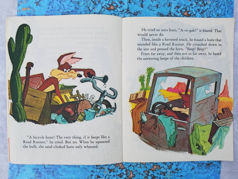 The Road Runner A Very Scary Lesson Vintage 1970s Looney Tunes Merrie ...