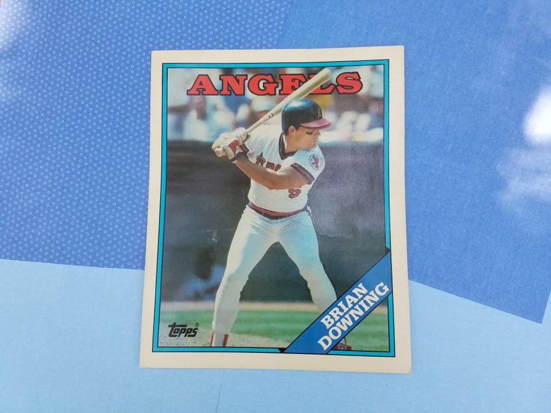 Vintage 1980s Topps School Folder of Anaheim Angels Brian Downing Looks ...