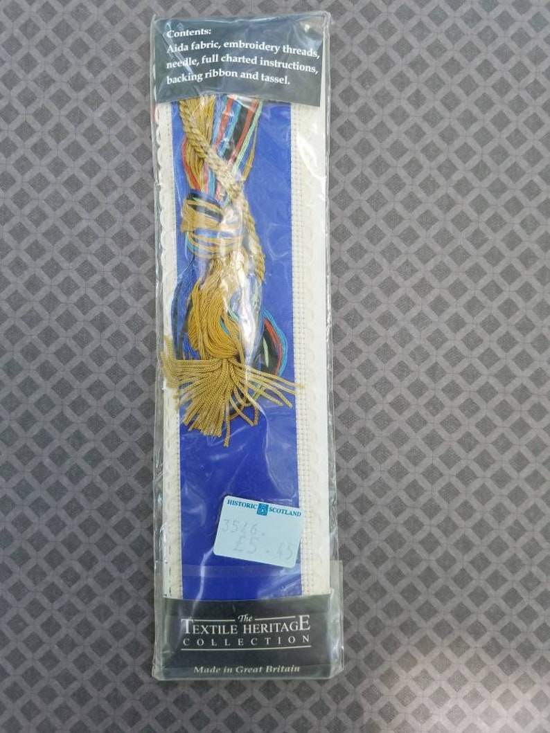 Celtic Bird Bookmark Cross Stitch Kit, Textile Heritage Collection - Etsy