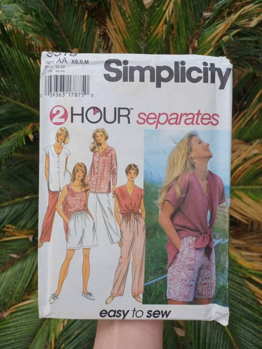 Easy to Sew Simplicity 2 Hour Separates Uncut Pattern 9518 90s Relaxed ...