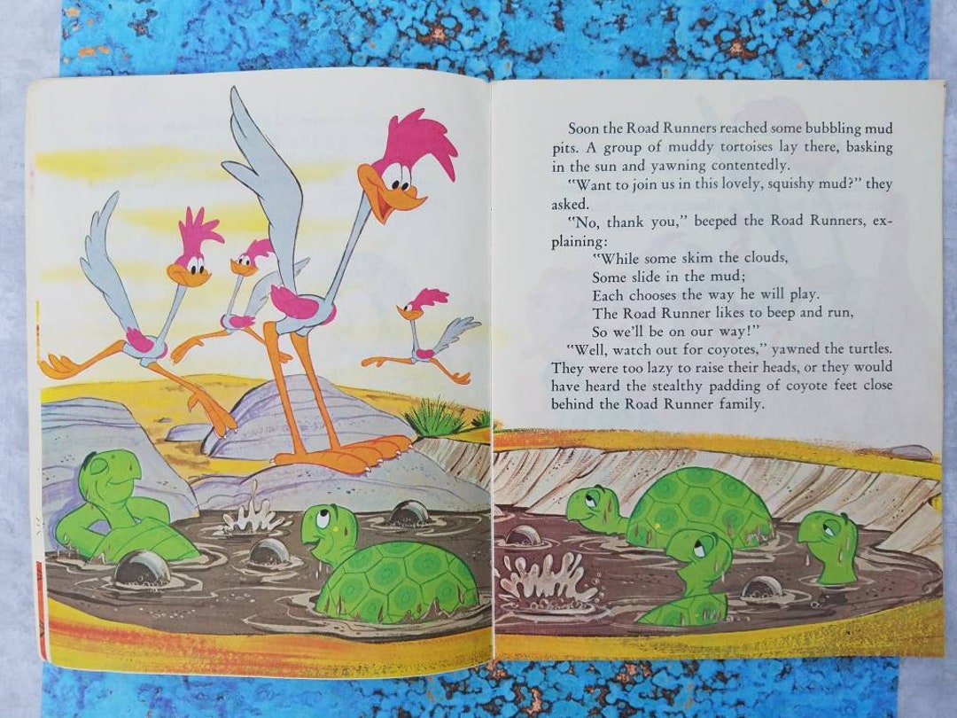 The Road Runner A Very Scary Lesson Vintage 1970s Looney Tunes Merrie ...