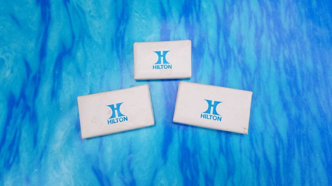 Vintage 60s/70s Hilton Hotel Set of 3 Soaps Complimentary Travel Size ...