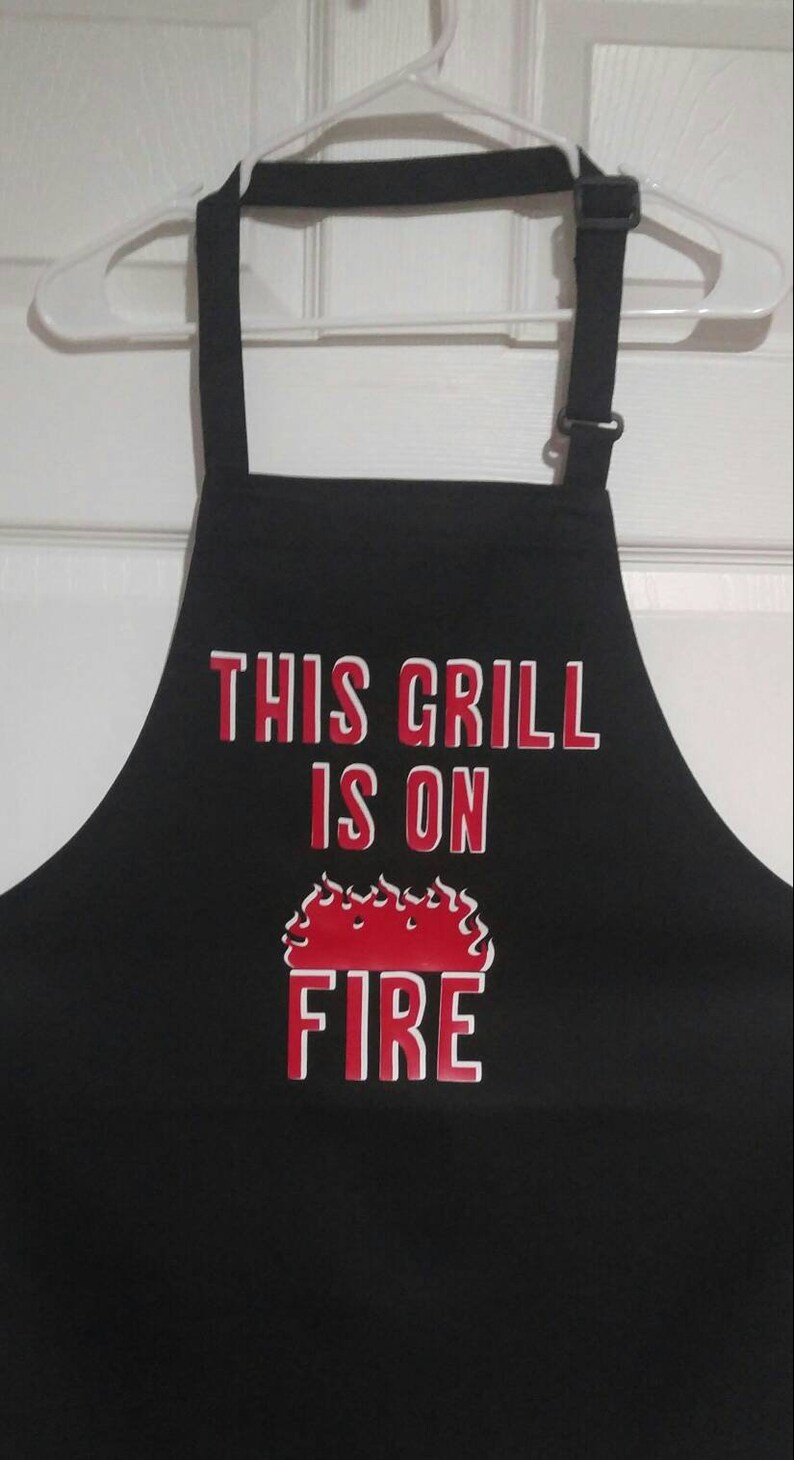 This Grill is on Fire Cooking/grilling Apron - Etsy