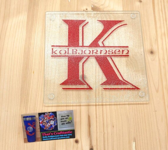 Custom Made Glass Cutting Board / You Choose Design / You | Etsy