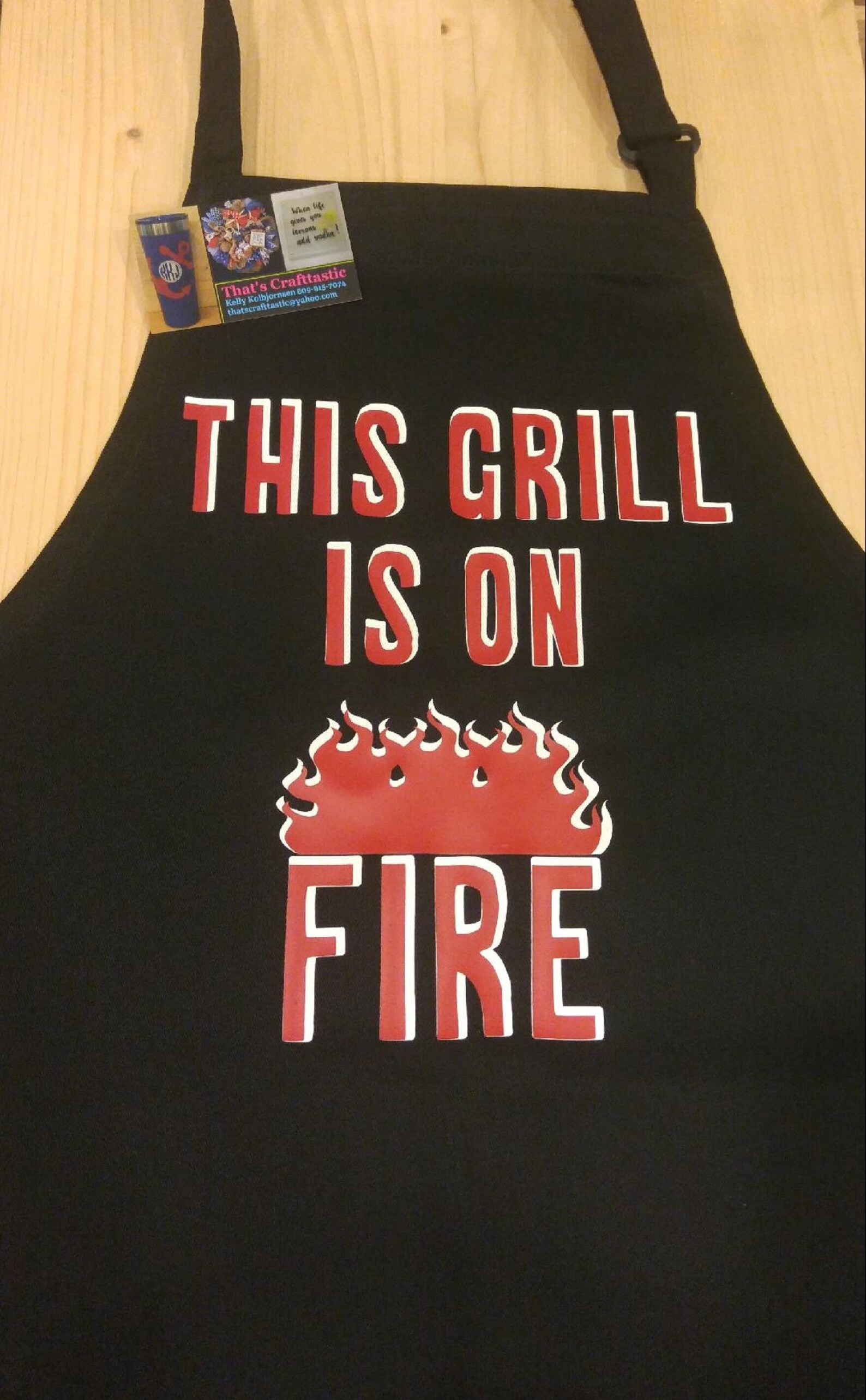 This Grill is on Fire Cooking/grilling Apron - Etsy