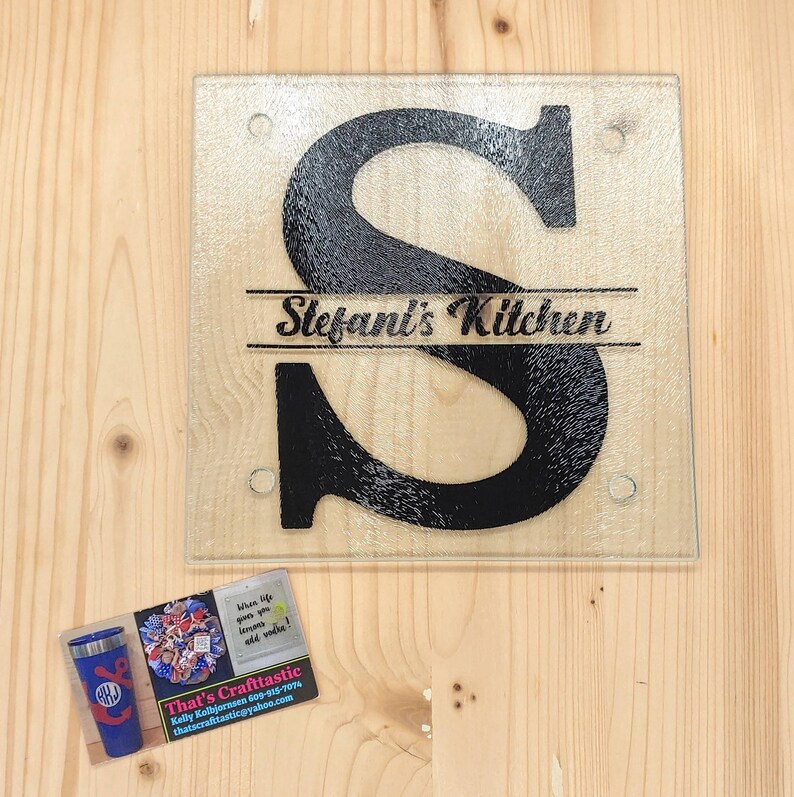 Custom Made Glass Cutting Board / You Choose Design / You | Etsy