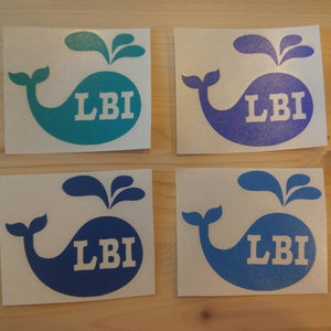 LBI Long Beach Island New Jersey Stickers / Decal - Etsy