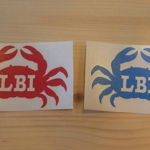 LBI Long Beach Island New Jersey Stickers / Decal - Etsy