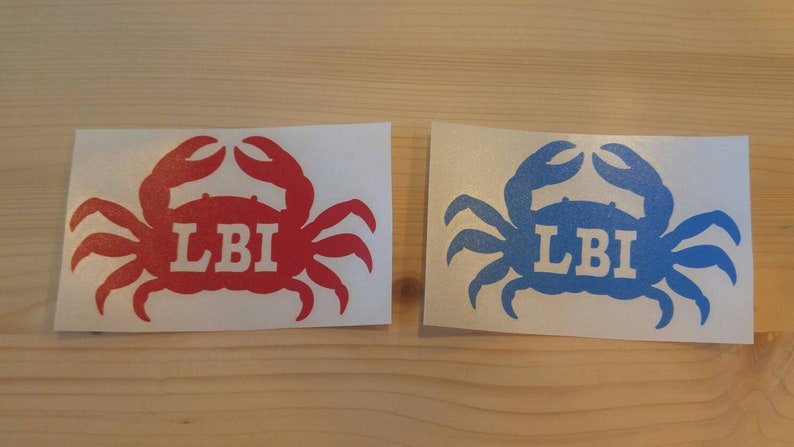LBI Long Beach Island New Jersey Stickers / Decal | Etsy