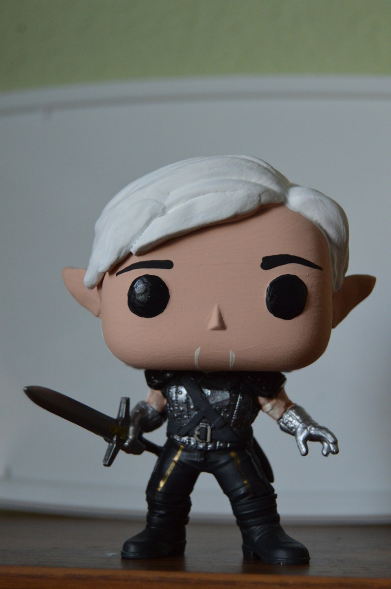Fenris Version 2 From Dragon Age 2 Custom Pop Vinyl Figure - Etsy