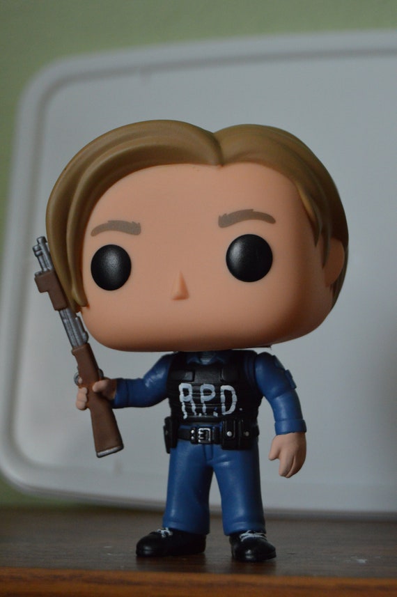 Leon Kennedy Custom Pop Vinyl Figure From Resident Evil 2 - Etsy