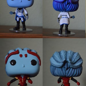 Mass Effect Characters 1,2,and 3 Custom Pop Vinyls Figures MADE TO ...