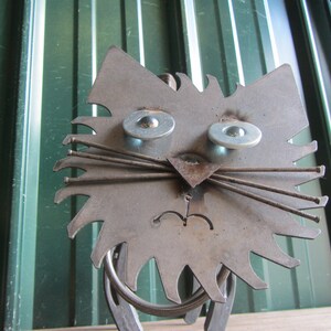Recycled Metal Cat - Etsy