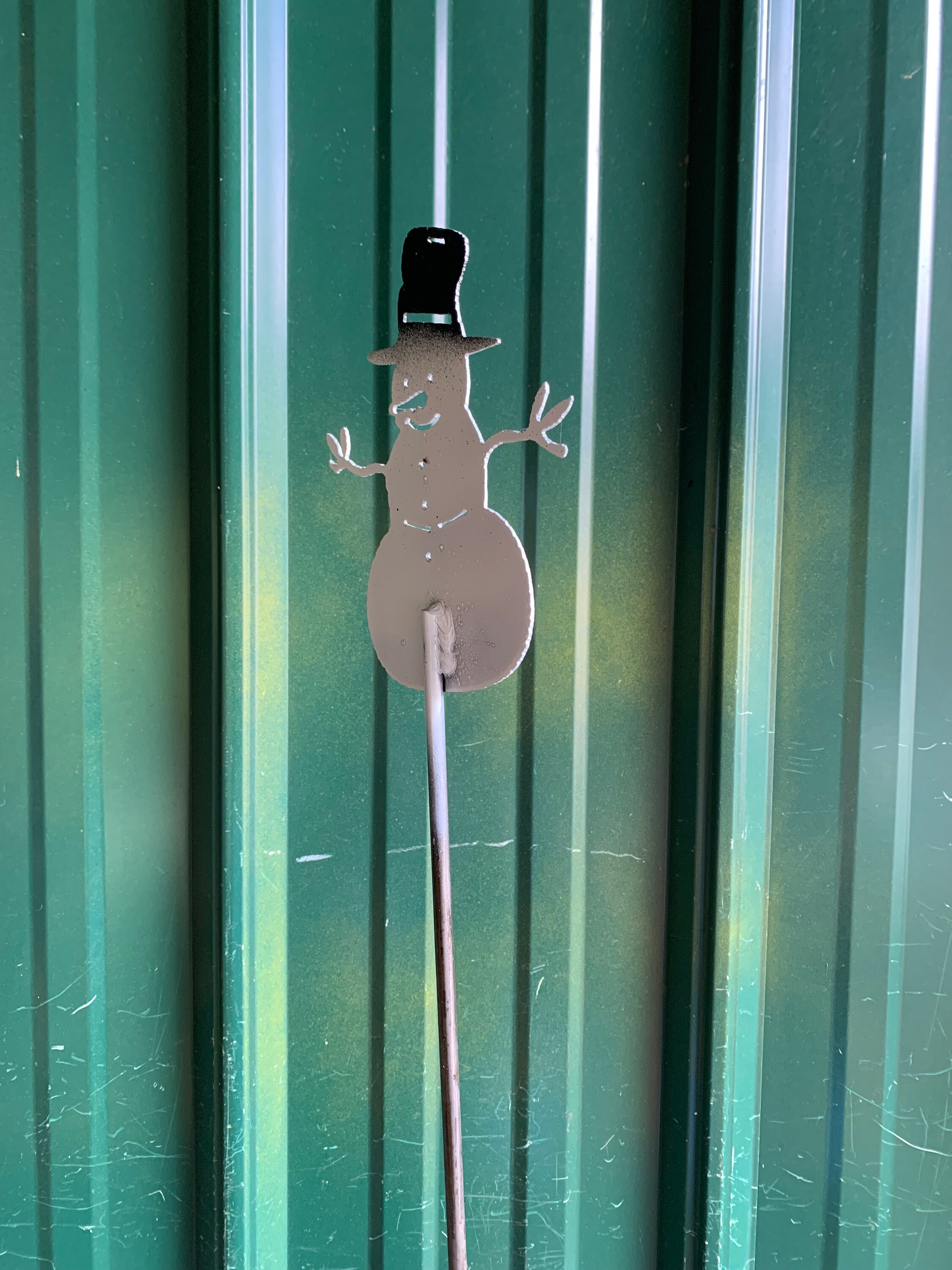Snowman Garden Stake - Etsy