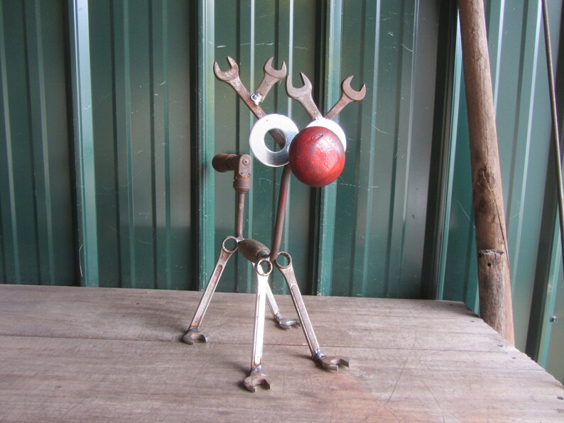 Rudolph the Red Nosed Reindeer Metal Art - Etsy