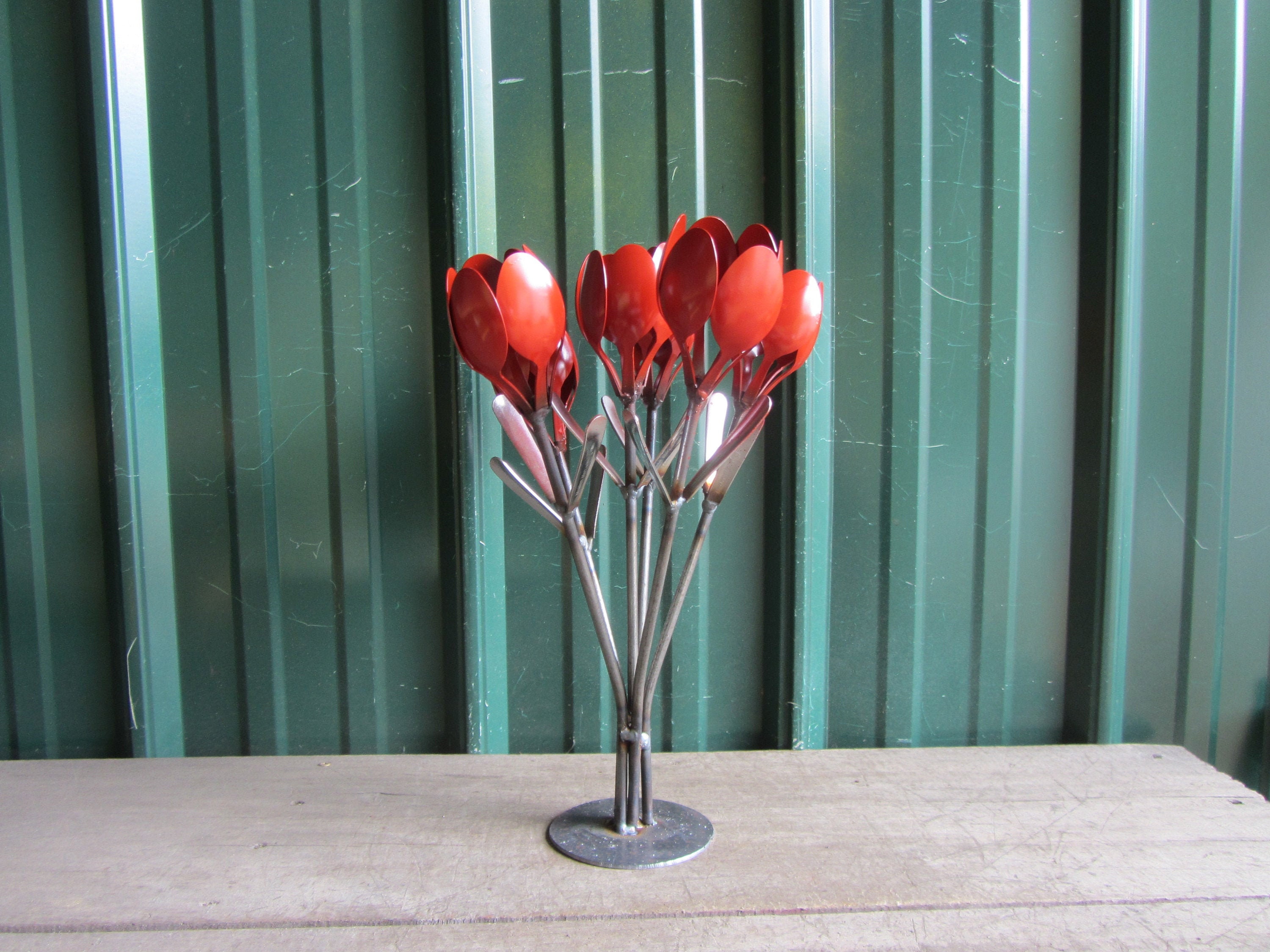 1/2 Dozen Painted Spoon Flowers | Etsy