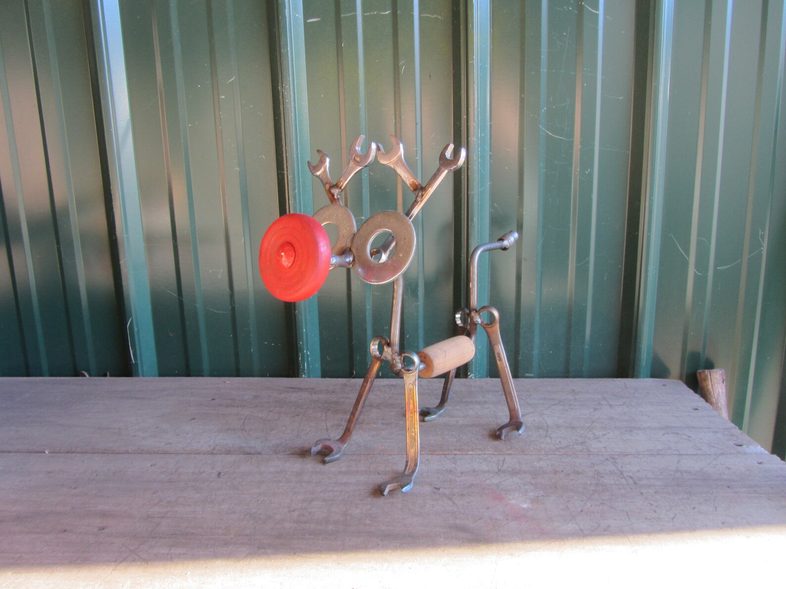 Rudolph the Red Nosed Reindeer metal art | Etsy