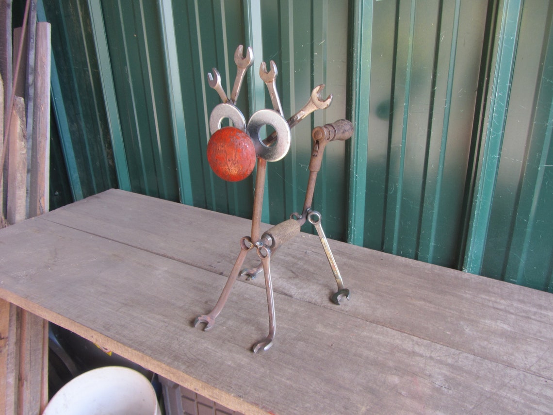 Rudolph the Red Nosed Reindeer Metal Art - Etsy